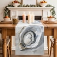 Table Runner Ocean Oyster Shell on Beach Dresser Scarves 13x72 Inch ...