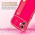 CFHADD-for iPhone 11 Case for Women Girls with Strap, Wave Frame Cute ...