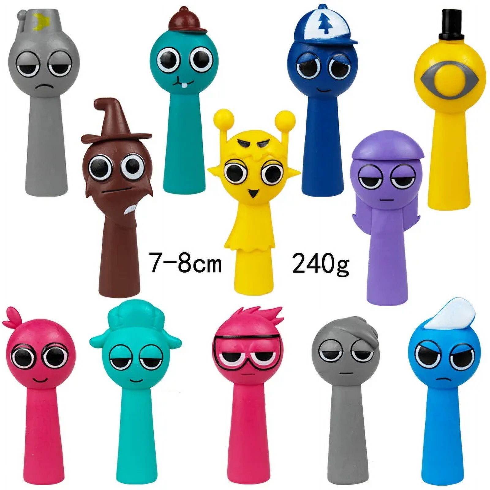 Juego de 24 paquetes de figuras Sprunki, juguetes, figuras Sprunki, 6 ...