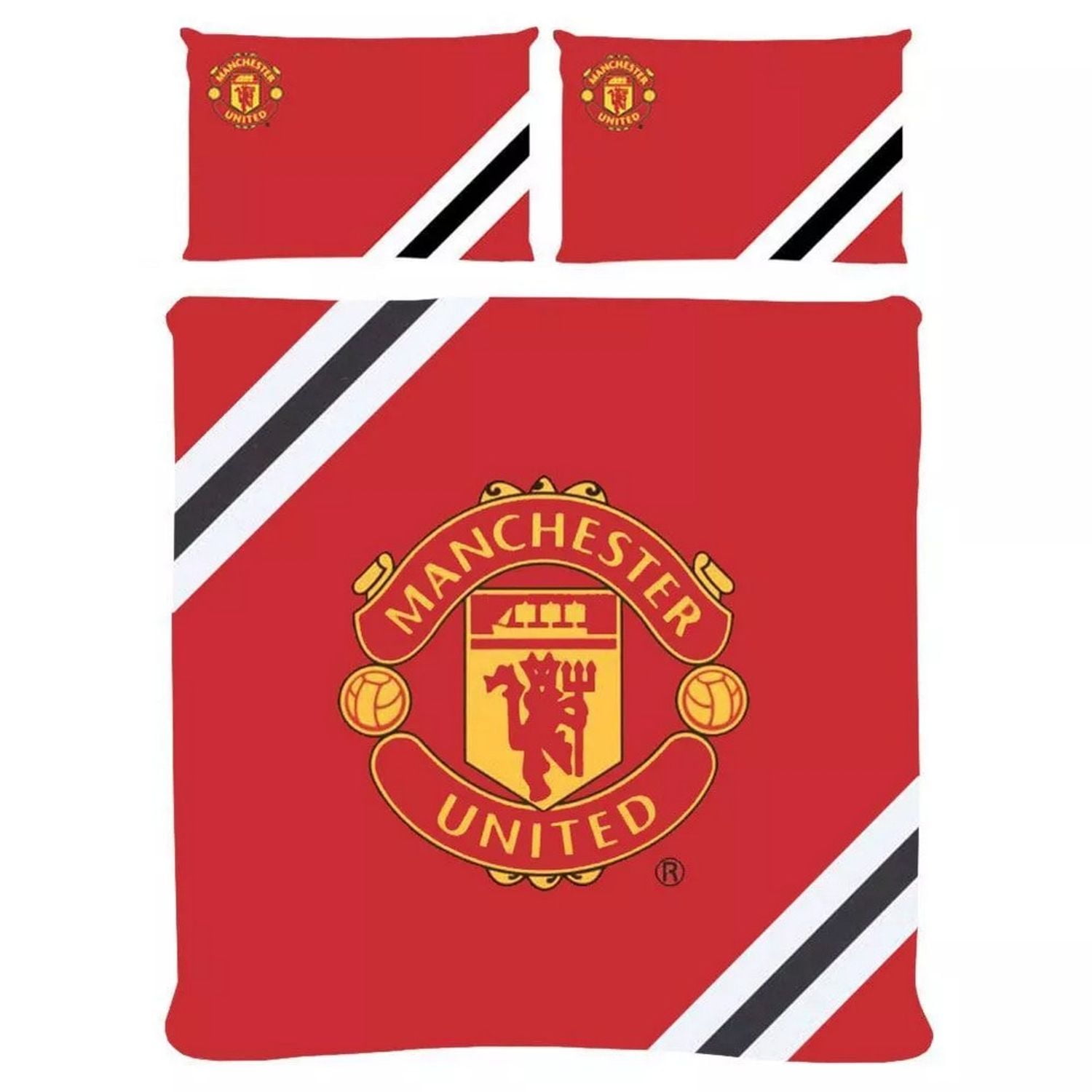 Click here for Manchester United Fc Stripe Reversible Duvet Cover... prices