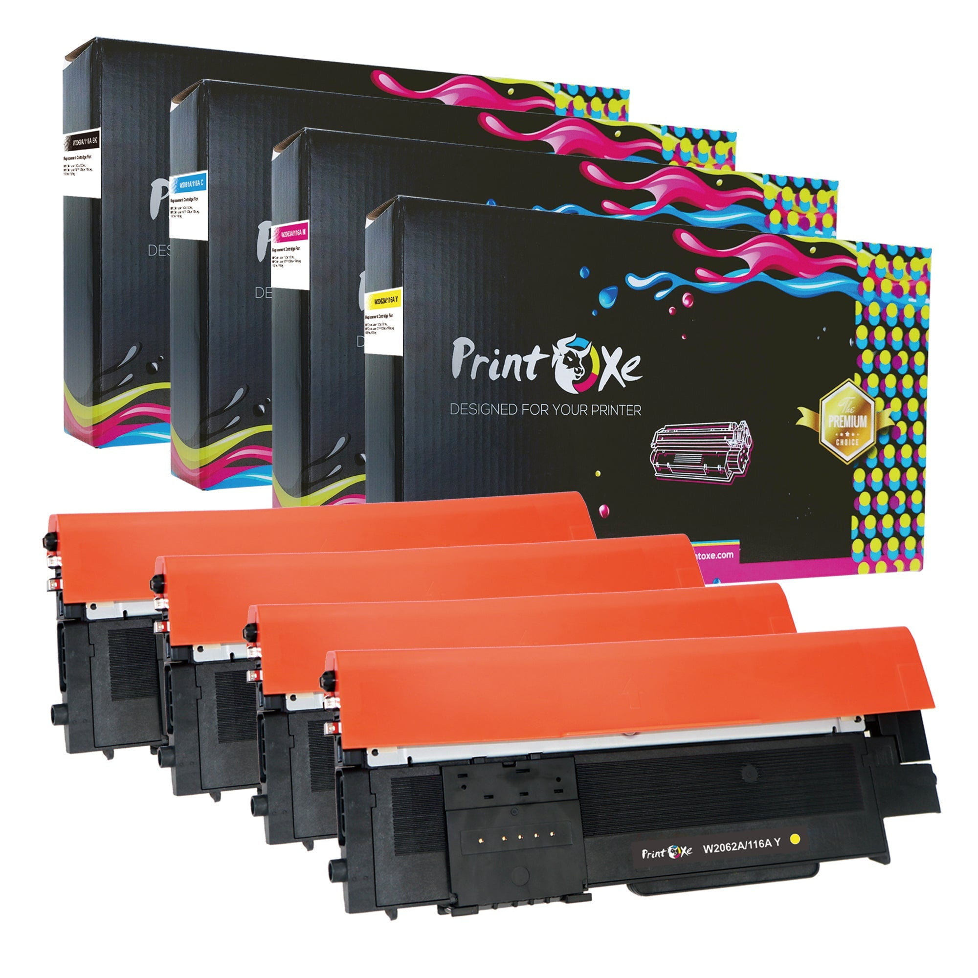 116A Compatible Set W2060A | W2061A | W2062A |W2063A B/C/M/Y for HP Color Laserjet Pro MFP 178nw ...
