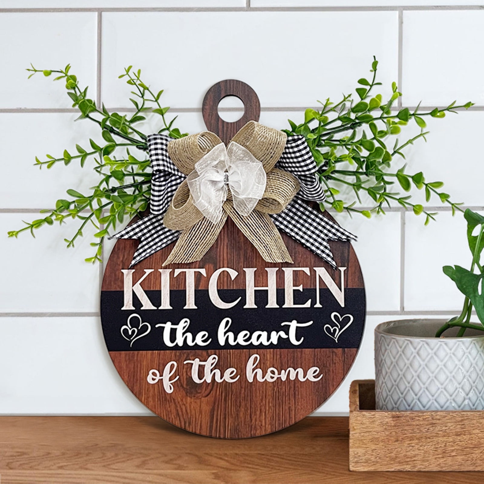 Click here for Xaoyunyn Vintage Wooden Kitchen Hanging Board Deco... prices