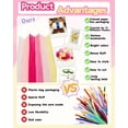 500 Piece Pipe Cleaner Flower Craft Kit Pink Sweet Heart Set - Walmart.com
