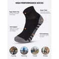 Athlemo Athletic Quarter Socks 4-Pack, Cushioned Breathable Sports ...