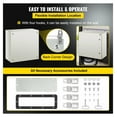 NEMA 4X Steel Enclosure 24x24x12", IP66 Waterproof Electrical Box ...