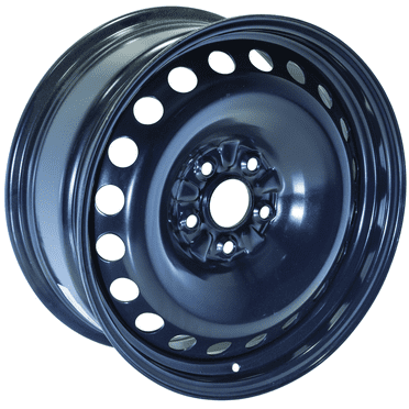 16x6 RTX Black Steel Wheel 5x98 (36mm) - Walmart.com