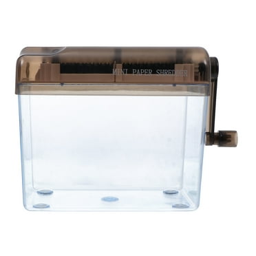 Collections Etc Portable Personal Manual Paper Desktop Shredder ...