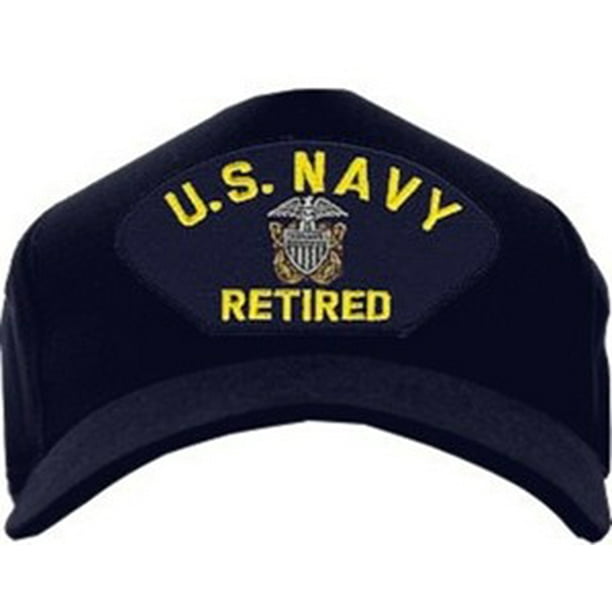 U.S. Navy Retired with Officer Crest Ball Cap - Walmart.com