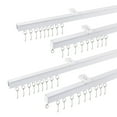Curtain Track with Hooks 9ft-12ft Aluminium Ceiling Mount Curtain ...