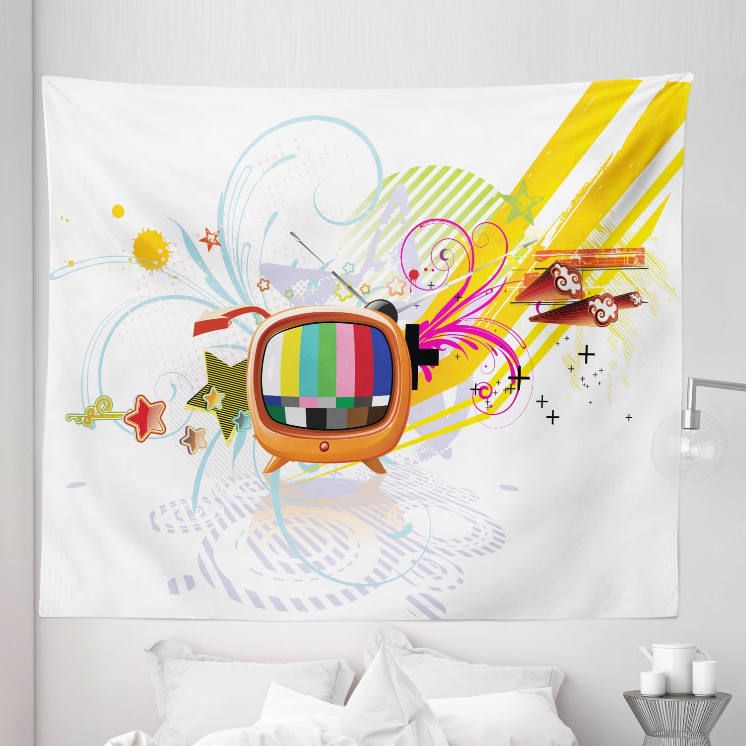 Modern Tapestry, Digital Image Television Media Theme Stars Stripes ...