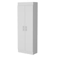 White 5-Shelf Storage Pantry Cabinet - Walmart.com