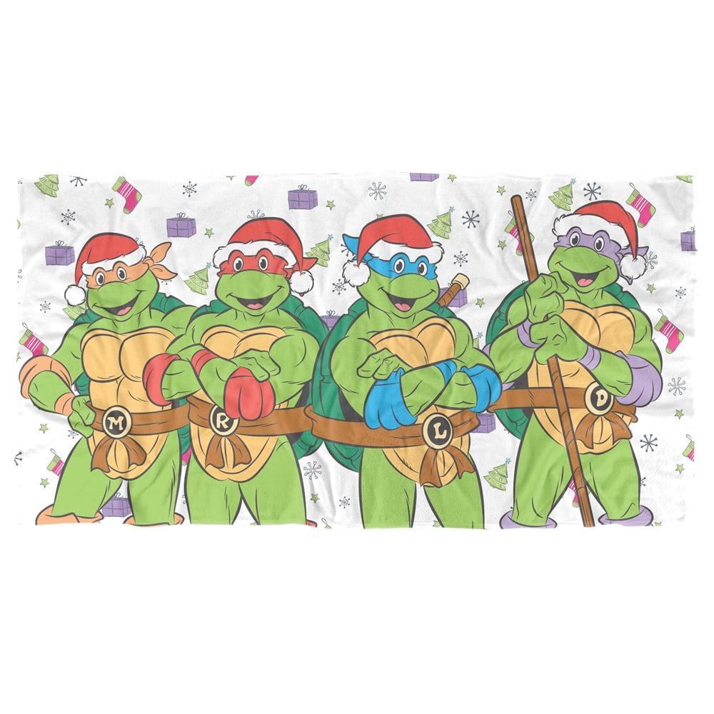 TMNT Teenage Mutant Ninja Turtles, 30'x60' Holiday Heroes Beach Towel ...