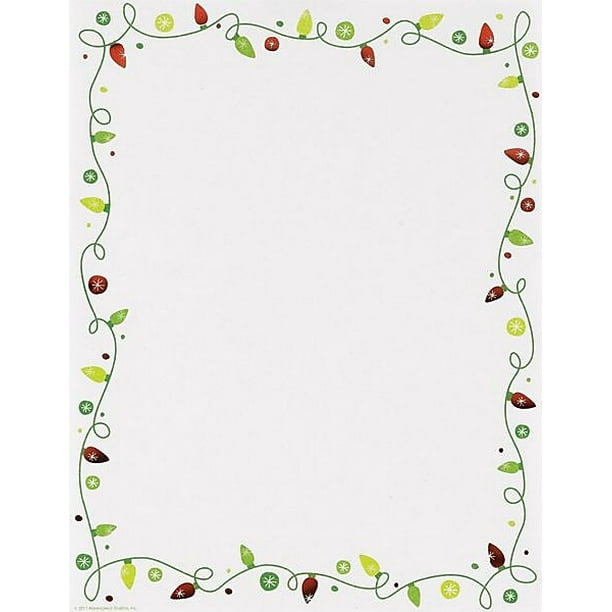Great Papers Holiday Stationery String Of Lights 40/Count 2011481 ...