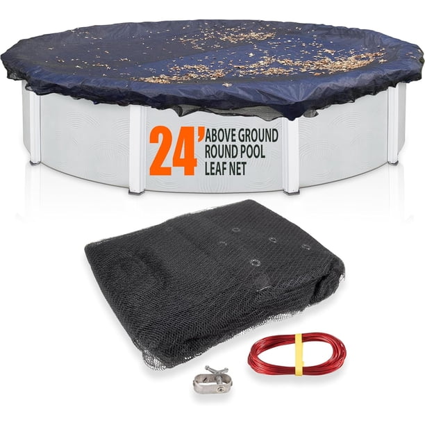 SET Sunsolar Energy Technologies Leaf Net Cover for 24 ft Round Above ...