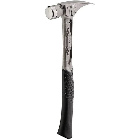 Stiletto Tibone 15Oz Light Titanium Framing Hammer, Milled Steel Face ...