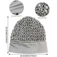 Hair Nets For Sleeping, 3-Piece Stretchy Wide Edge Sleeping Cap Set ...