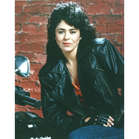 Maria Alonzo in Leather Jacket Photo Print (24 x 30) | Walmart Canada
