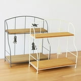 GOOHOCHY Adorable Cat Design Metal Storage Rack for Home Office Desktop ...