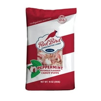 Red Bird Soft Peppermint Candy Puffs, Individually Wrapped, Sweet Mint ...