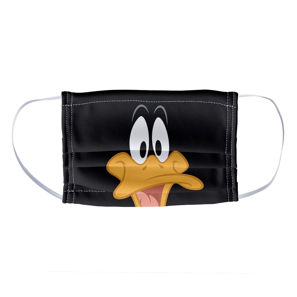 Looney Tunes Daffy Face 1-Ply Reusable Face Mask Covering, Kids ...