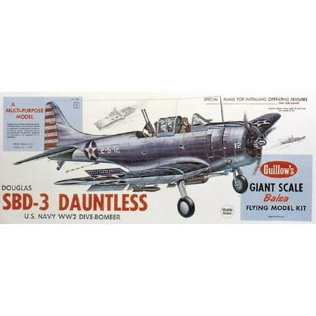 Guillows Douglas SBD-3 Dauntless Model Kit - Walmart.com