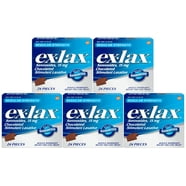 Ex-Lax Ex Lax Regular Strength Chocolate Laxative, 24 CT (Pack of 12 ...