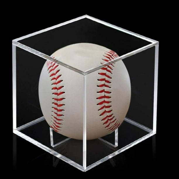 Baseball Display Case, Protected Acrylic Baseball er Square Memorabilia ...