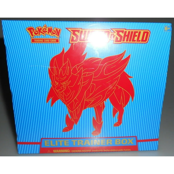 Pokemon Sword and Shield ETB Elite Trainer Box Factory Sealed 2021 Blue ...
