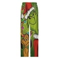 Cute Grin-ch Men's Pajama Suit Sleepwear Long Pants Pajama Men Pjs Set ...