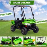 Joyracer 24V Ride on Toys, 4WD Powered Ride on UTV with Remote Control ...