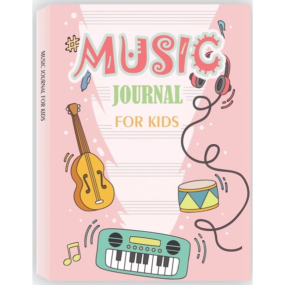 Music Journal for Kids : Dual Wide Staff Manuscript Sheets and Wide ...