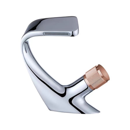 TOOAD Faucet Room Bath Cascade Mixer Sink Chromed Faucet Brass ...