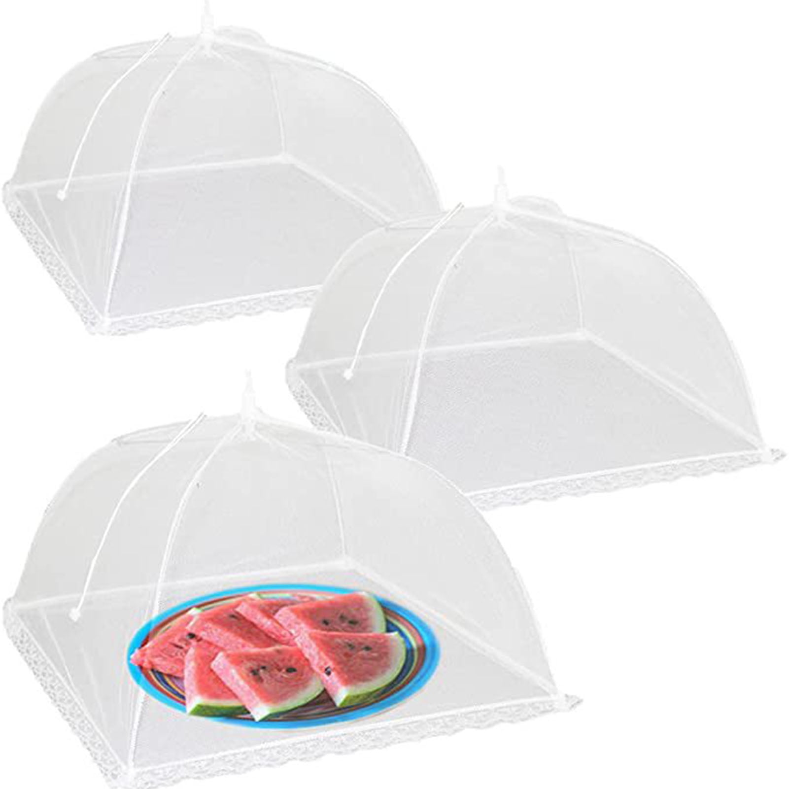 Click here for Zaqw Food Tent  Food Cover White 3pcs 18inch For C... prices