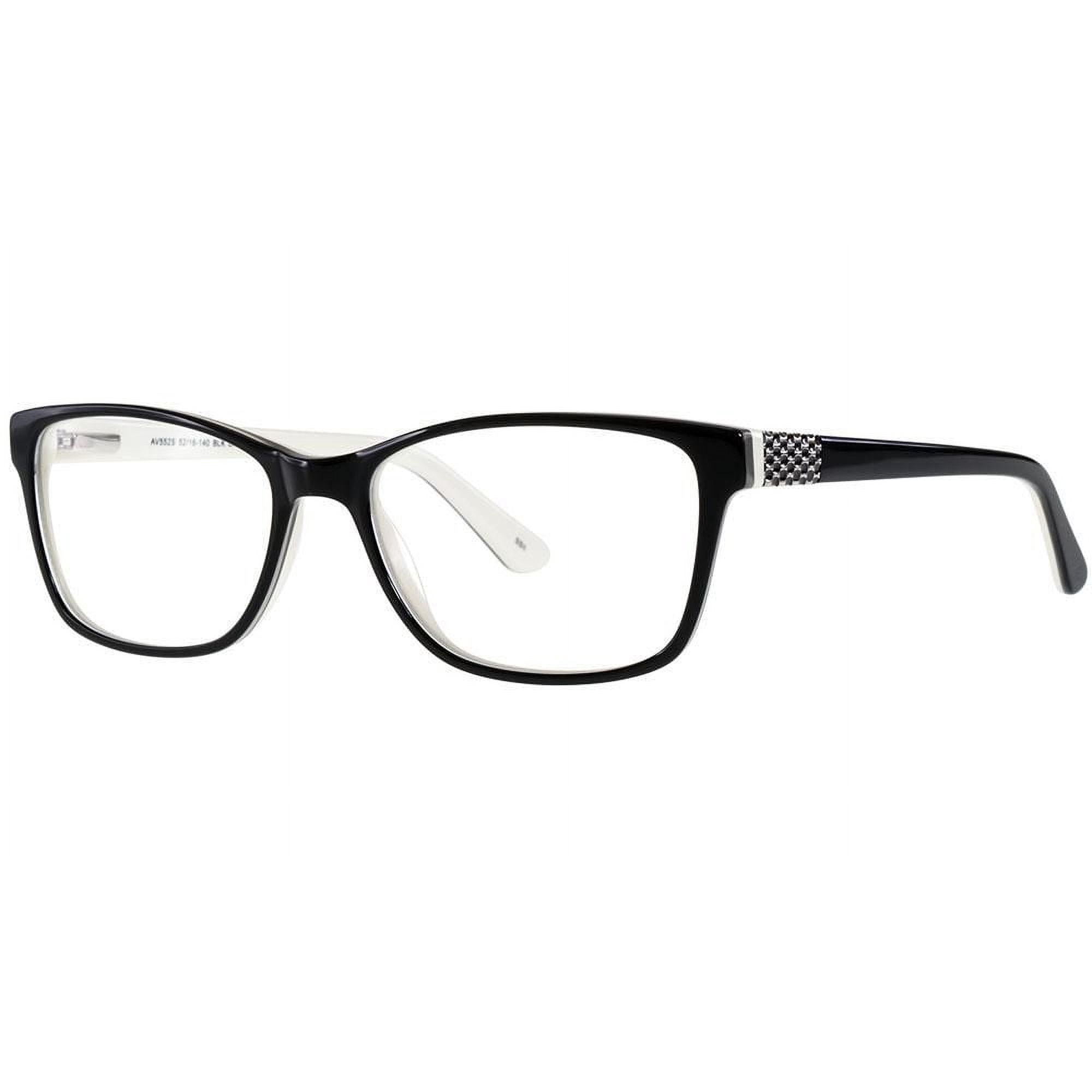 Click here for Av Studio Av552s Black/Cream Eyeglass Frame 52 prices