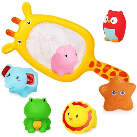 Baby bath toy set, bath toy with fishing net, water toy for the bathtub ...