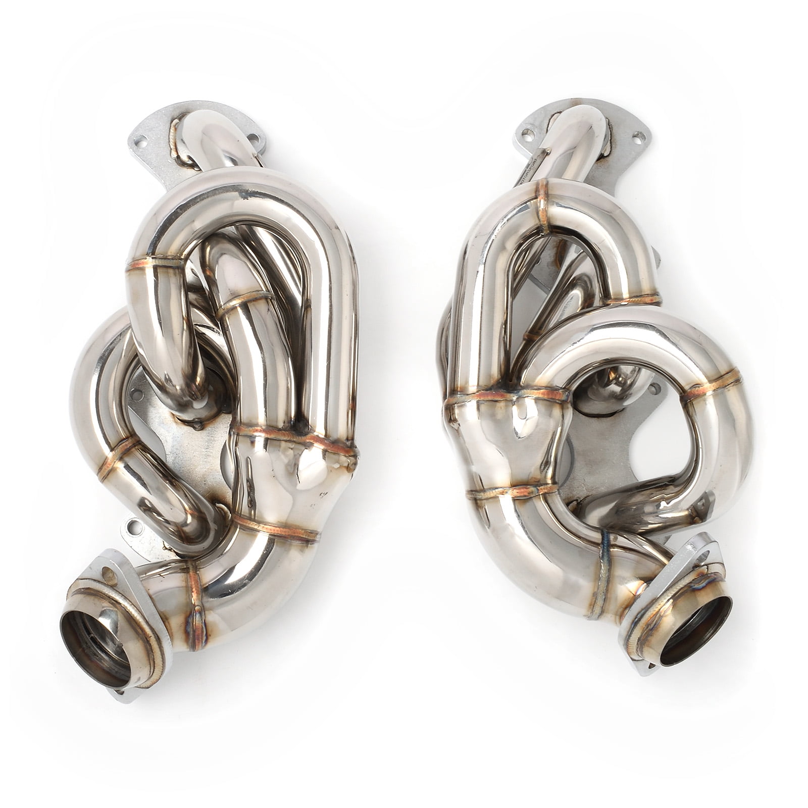 Exhaust Headers 1-5/8 x 2-1/2 in. 304 Stainless Steel Polished Finish ...