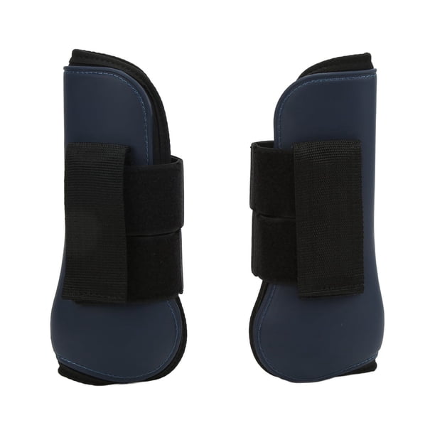 Horse Leg Brace Guard,2Pcs PU Horse Leg Elastic Horse Leg Boots PU ...