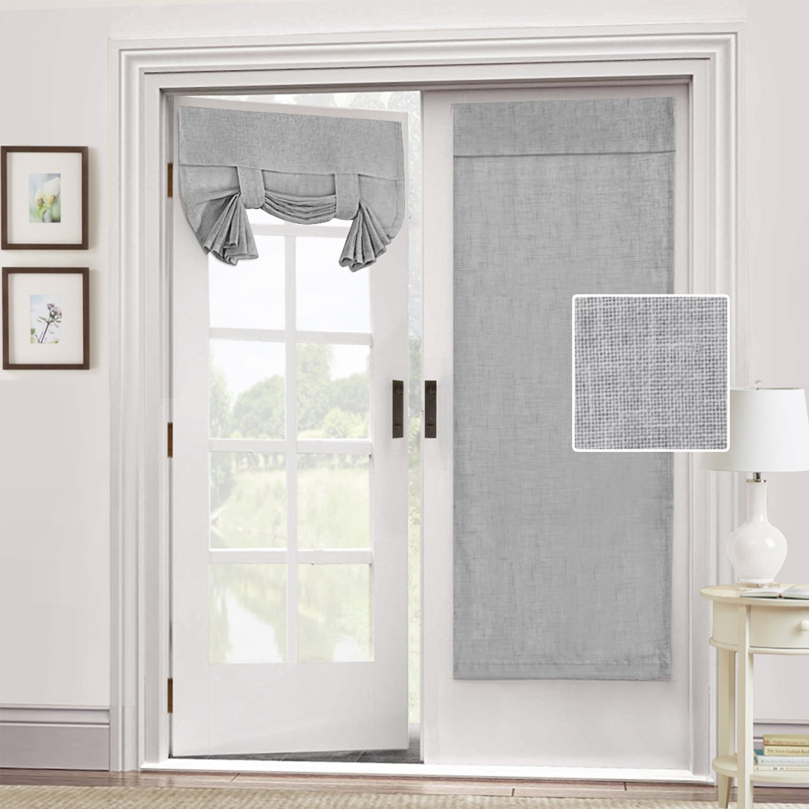 Click here for Carevas 2 Panel Tie Up Curtains For Windows Linen... prices