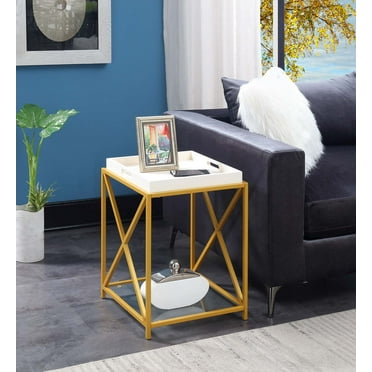 Convenience Concepts Oxford 2 Step Chairside End Table, Multiple ...