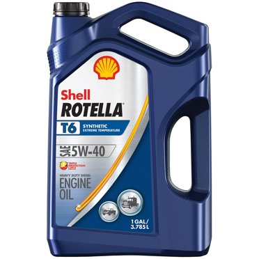 ROTELLA T6 FULL SYNTHETIC 15W40 MOTOR OIL, 2 / 2.5 GALLON CASE ...