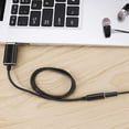 USB to 3.5mm Jack Audio Adapter and Microphone Jack for , , PC ...