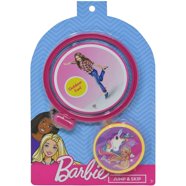Barbie Convertible Toy Car, Sparkly Pink 2-Seater with Driving Play and ...