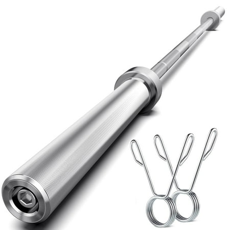 Olympic Barbell Bar â€“ 7 Foot Olympic Barbell Weight Bar for lifting ...