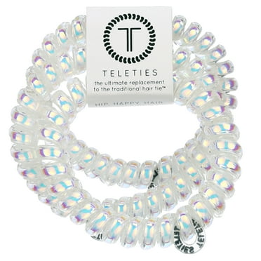 TELETIES Large Hair Ties, Jet Black - Walmart.com