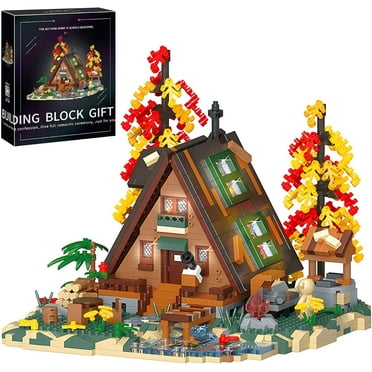 NAYIHOOP Tree House Building Sets 4 Seasons in 1 Treehouse with LED for ...