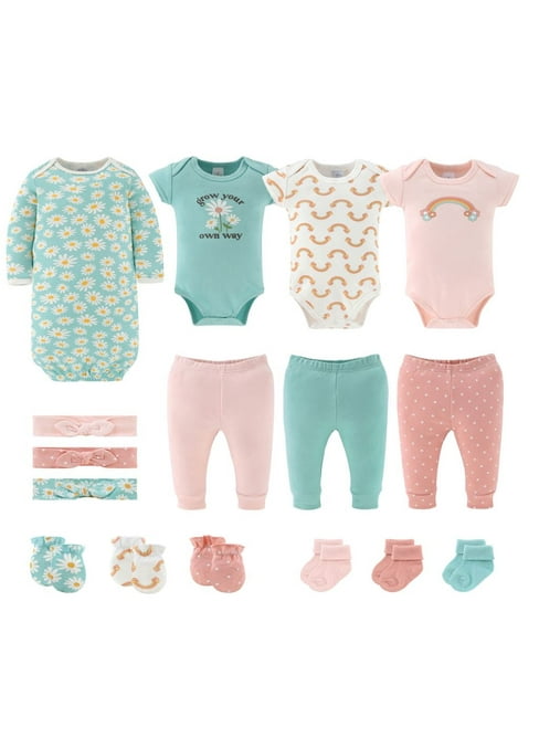 Wonder Nation Baby Boy or Girl Gender Neutral Shower Layette Gift Set ...