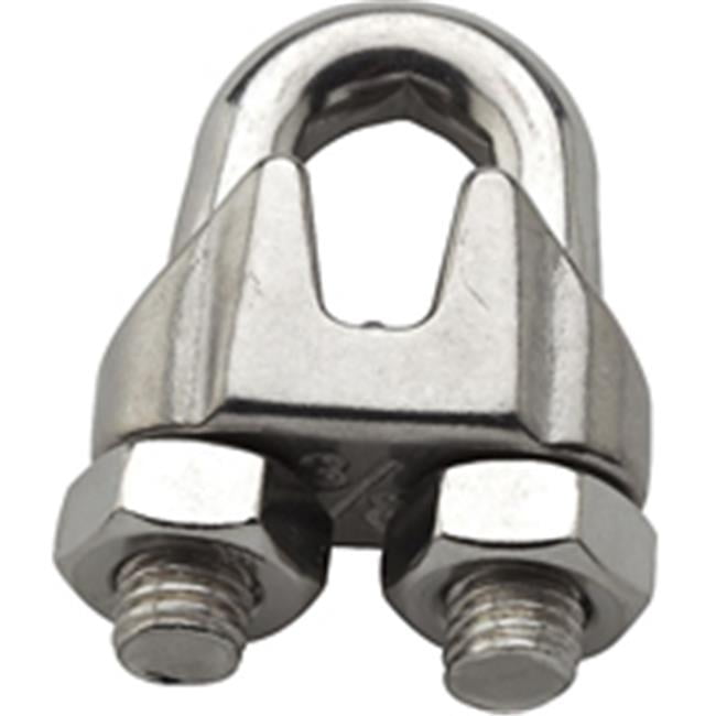 Stanley Hardware 850859 Wire Cable Clamp, Stainless Steel - .38 In ...