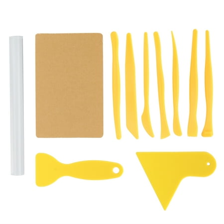 Clay Tools, Rubbing Clay Board Acrylic + Plastic Clay Board For Making ...