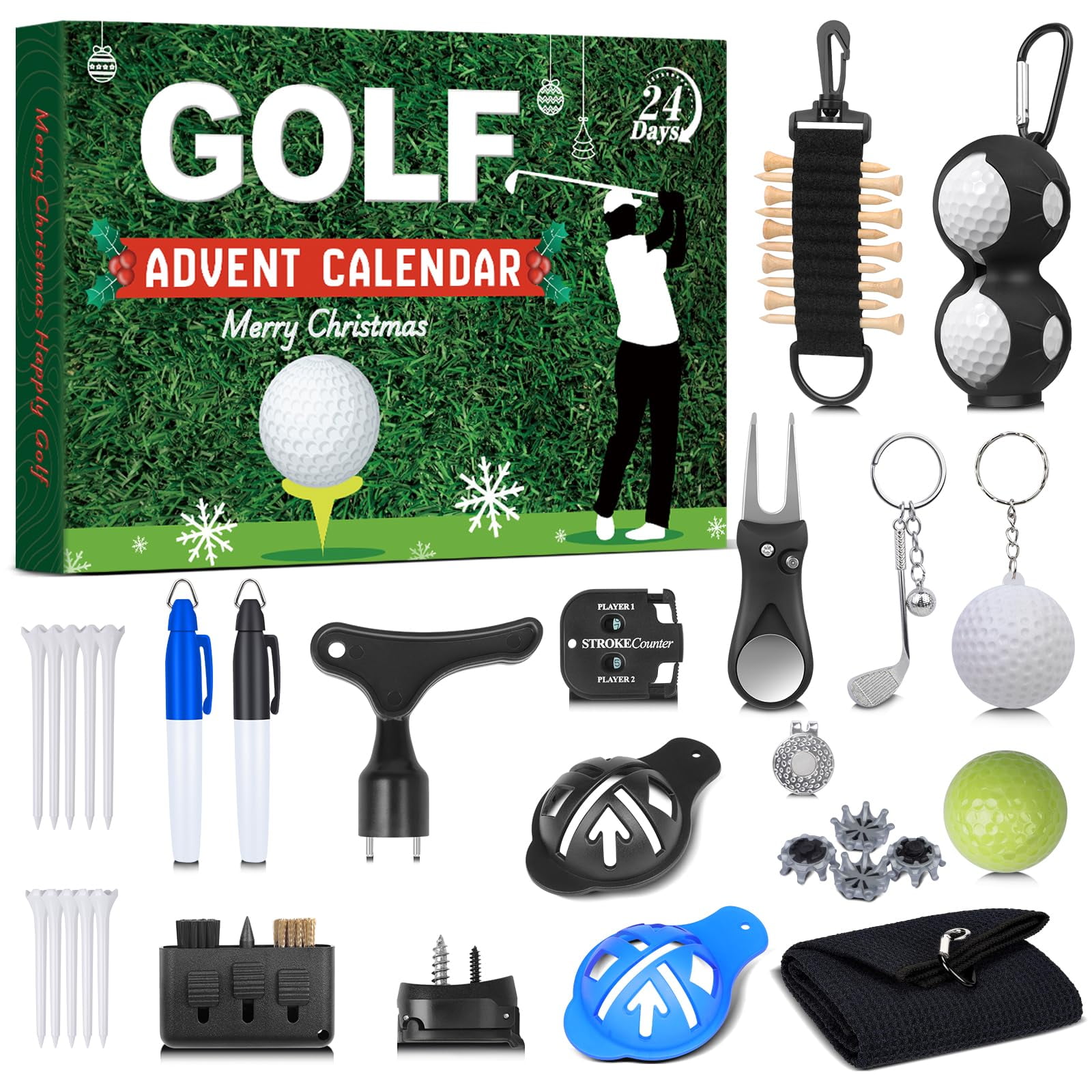 Click here for Unbranded 2025 Golf Advent Calendar - 24 - Day Chr... prices