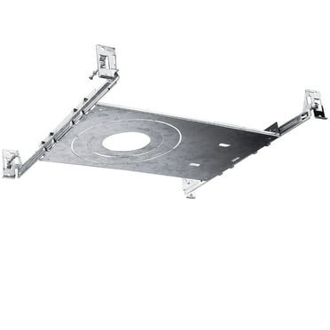 Luxrite New Construction Mounting Plate, 3-4-6 Inch Square LED Recessed ...